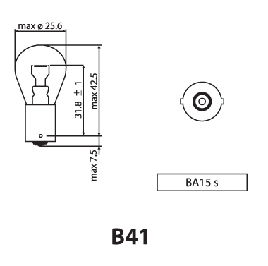 Yale YT220019787 : BULB #305 : HGM Forklift Parts